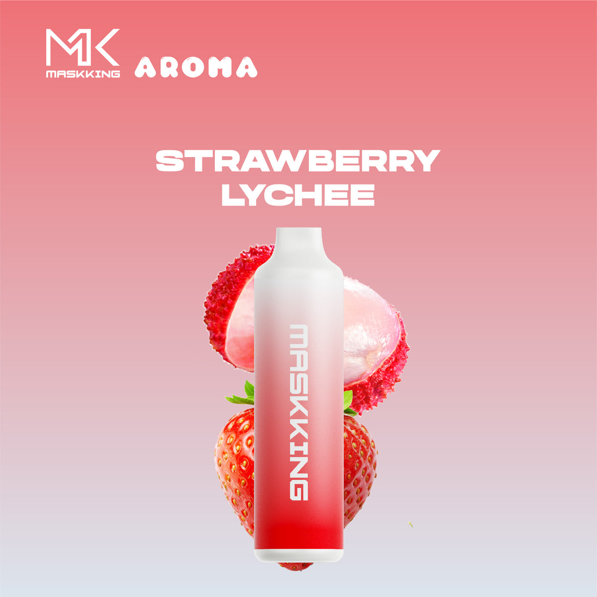 MK MASKKING AROMA Strawberry Lychee +6,000 Puffs – nuubevape