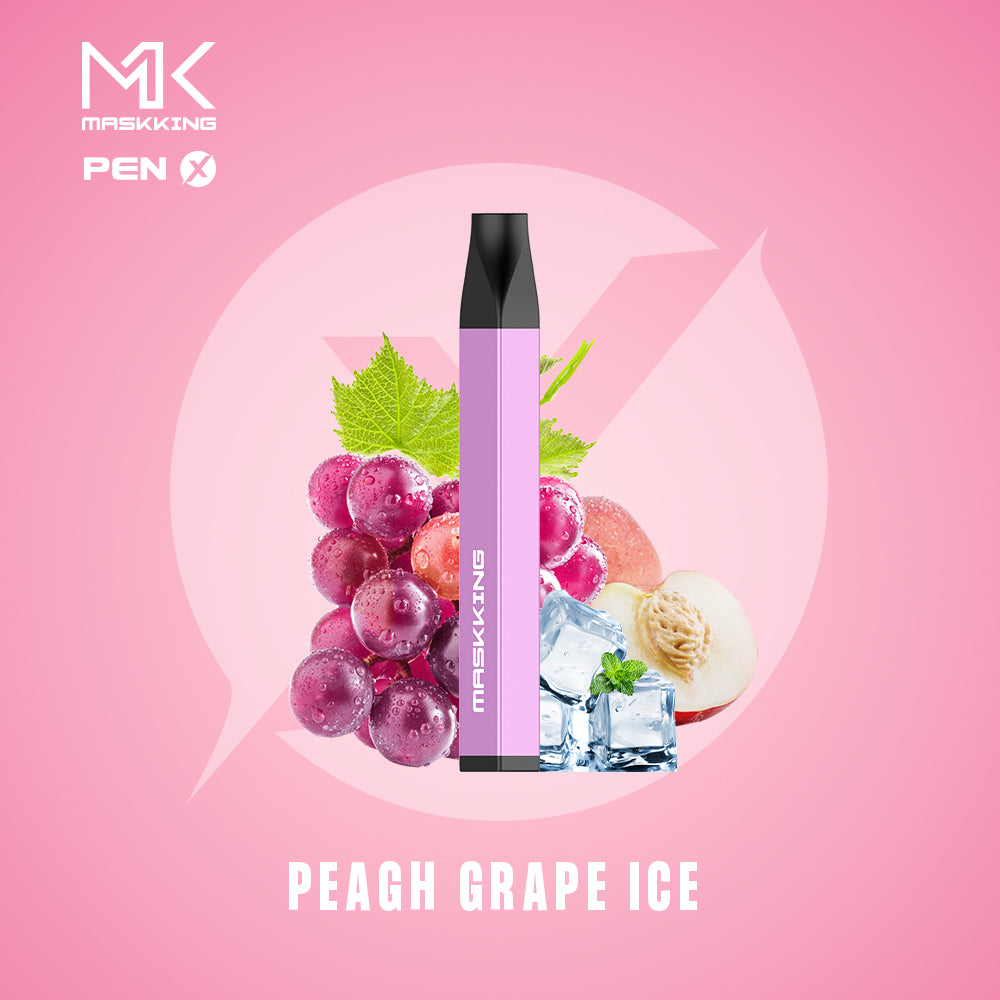 MASKKING PEN X PEACH GRAPE ICE 600 Puffs – nuubevape